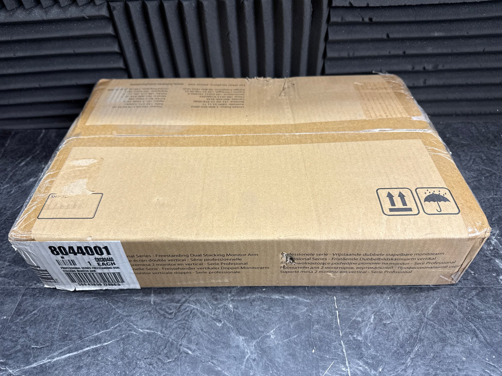 Fellowes Professional Series Freestanding Dual Stacking Monitor Arm St ...