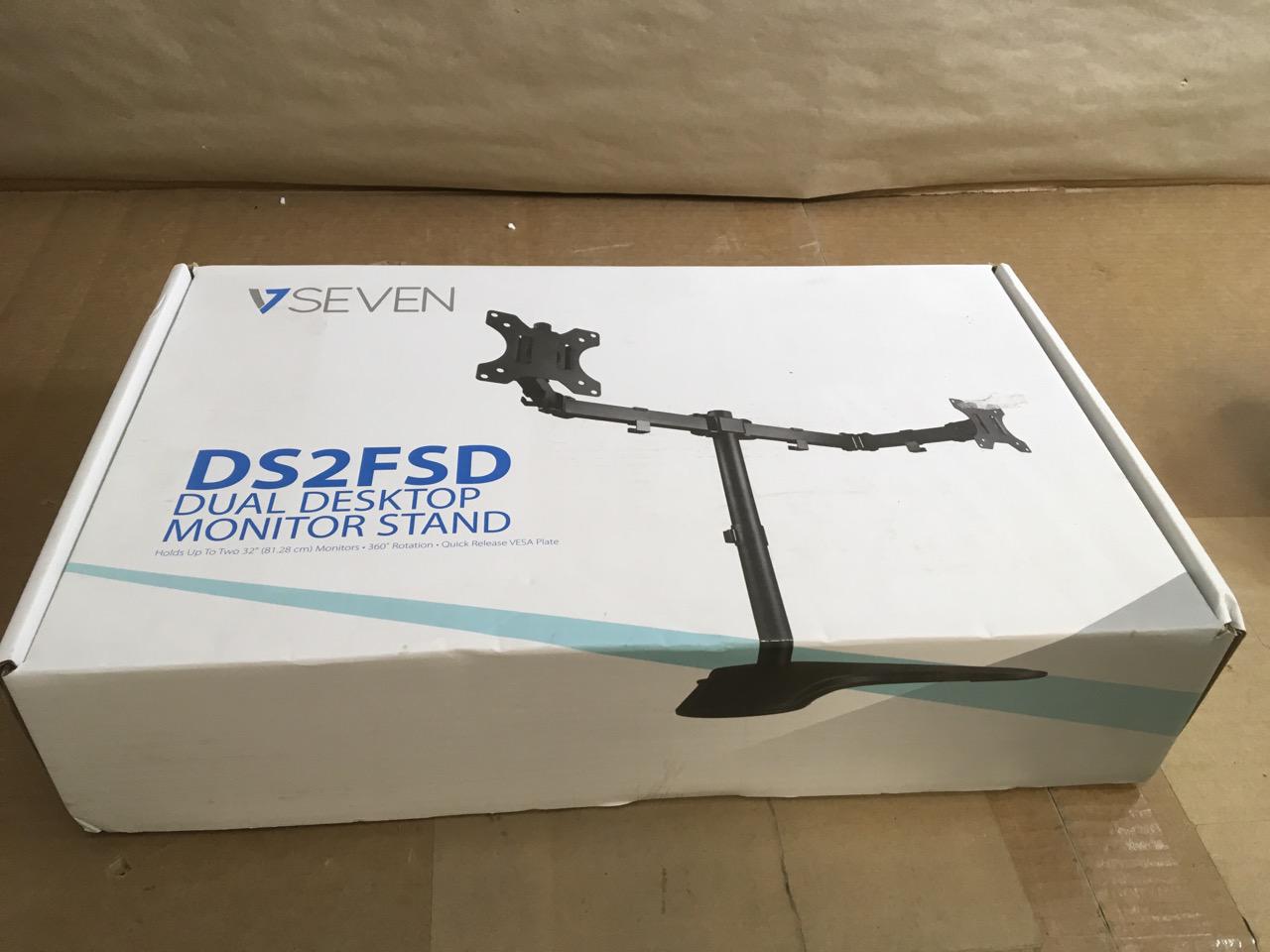 V7 Dual Desktop Monitor Stand – Bstock